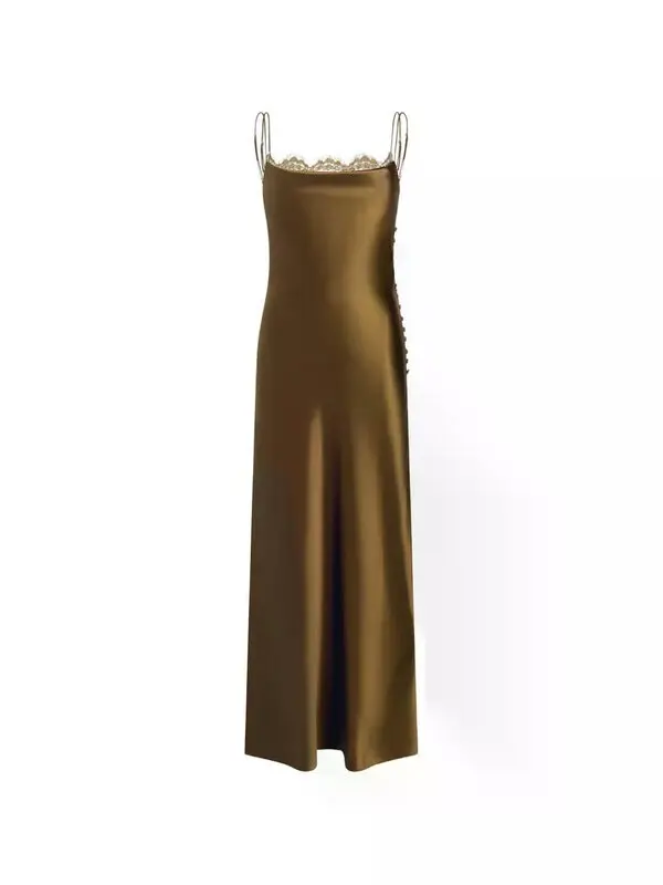 Adam Lippes Blake Lace-trimmed Maxi Dress