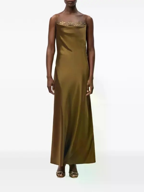 Adam Lippes Blake Lace-trimmed Maxi Dress