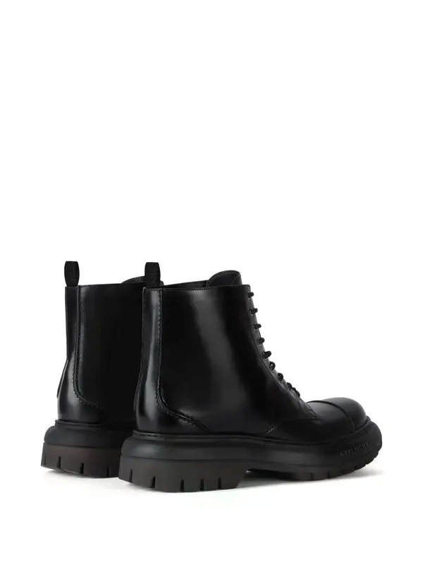 Givenchy Cargo Boots In Leather