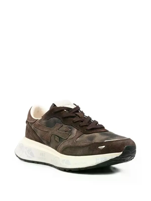 Premiata Lauryn Panelled Sneakers - Brown