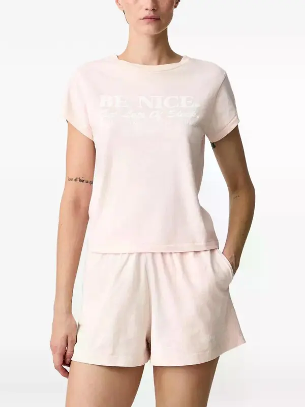 Sporty & Rich Be Nice Slogan-print T-shirt