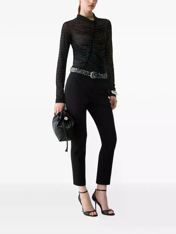 Liu Jo Ottoman Cigarette Trousers - Black