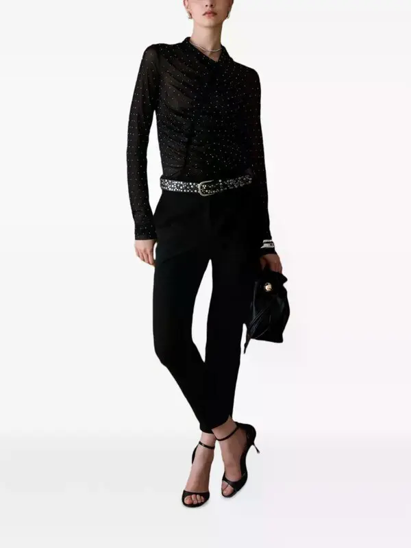 Liu Jo Ottoman Cigarette Trousers - Black