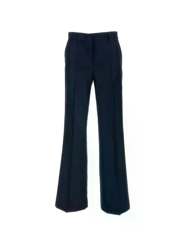 Alberto Biani Wide-leg Cady Trousers