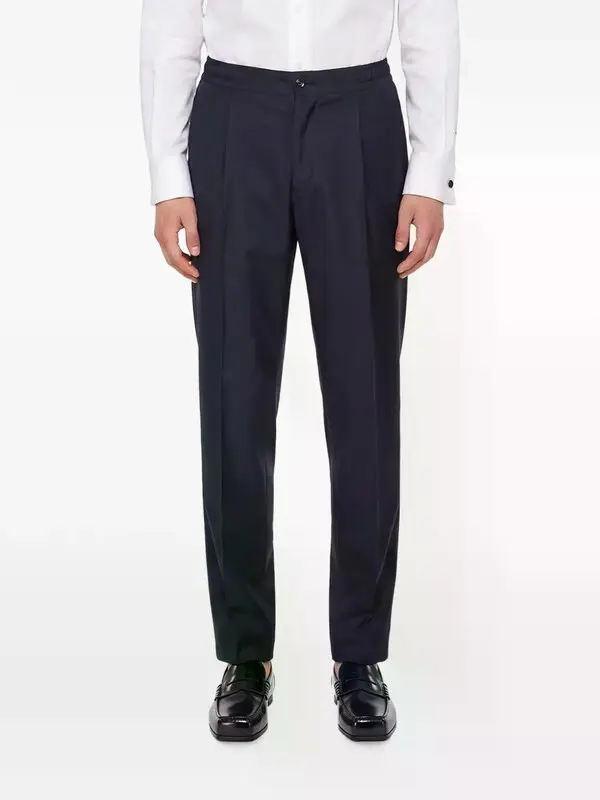 Kiton Pleated Elasticated-waistband Trousers
