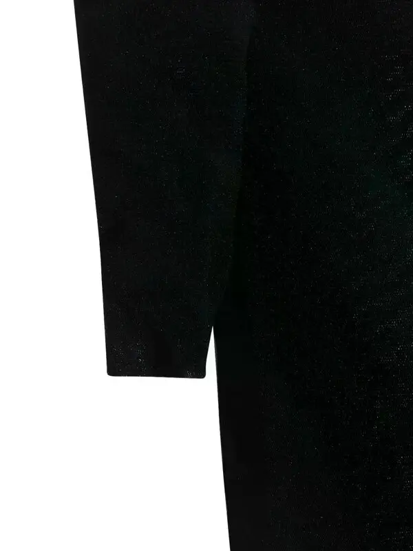 JEAN PAUL GAULTIER Logo-appliqué Mesh Maxi Dress