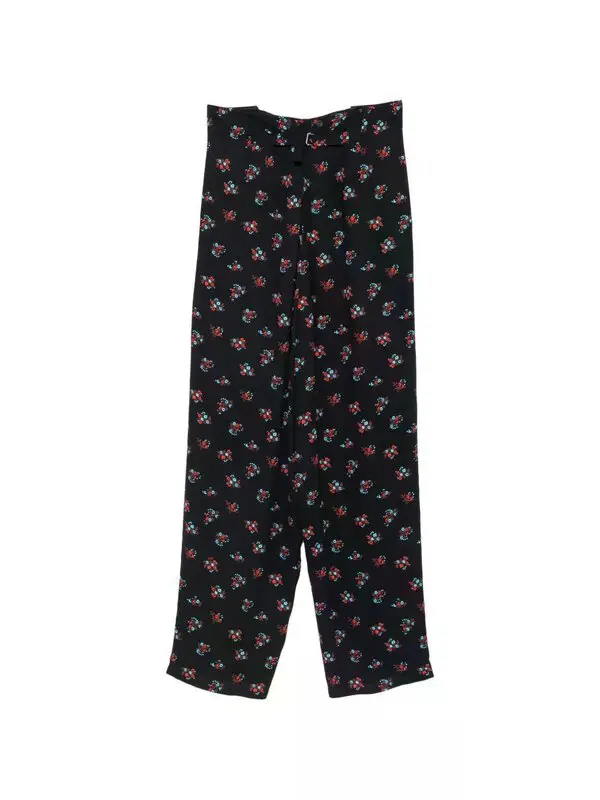 N°21 Floral-print Pleated Trousers