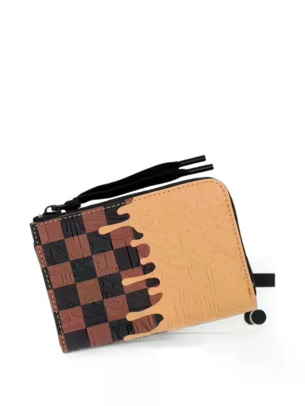 SPRAYGROUND Henny Melt Checkered Wallet