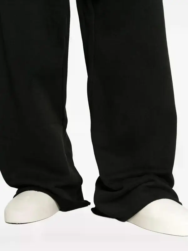 ENTIRE STUDIOS Elasticated-waistband Wide-leg Track Pants - Black