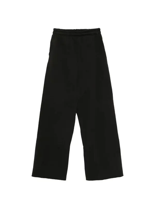 ENTIRE STUDIOS Elasticated-waistband Wide-leg Track Pants - Black