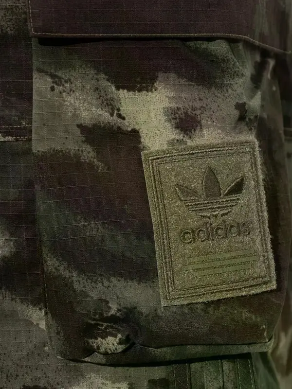 Adidas Camo Camouflage-print Wide-leg Trousers