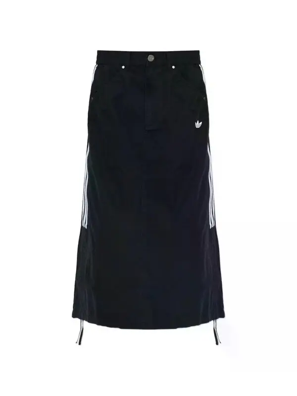 Adidas Logo-embroidered Drawstring Skirt