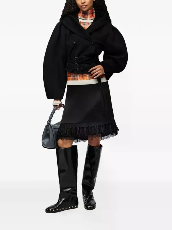 GANNI Jacket In Double-faced Wool