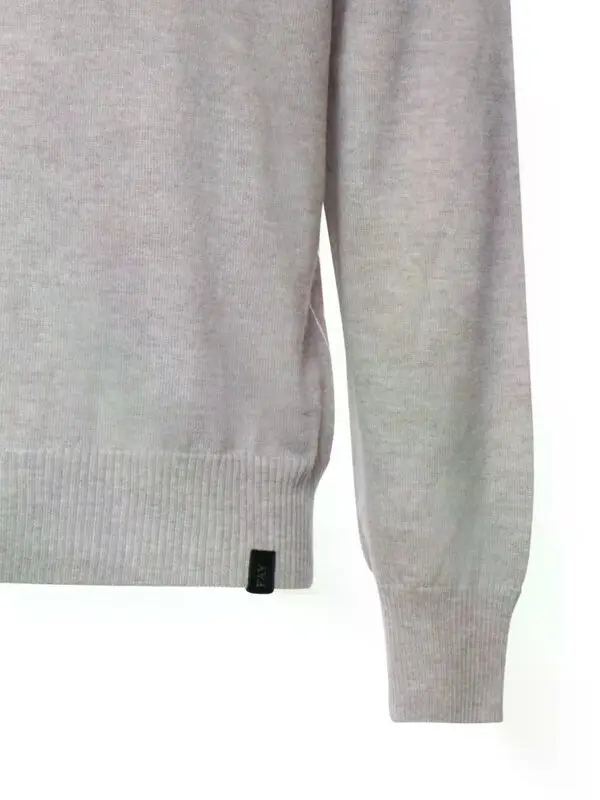 FAY Crew-neck Wool Sweater - Grey
