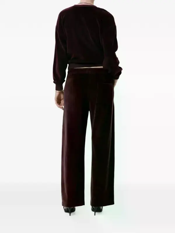 Citizens Of Humanity Brynn Velour-texture Trousers