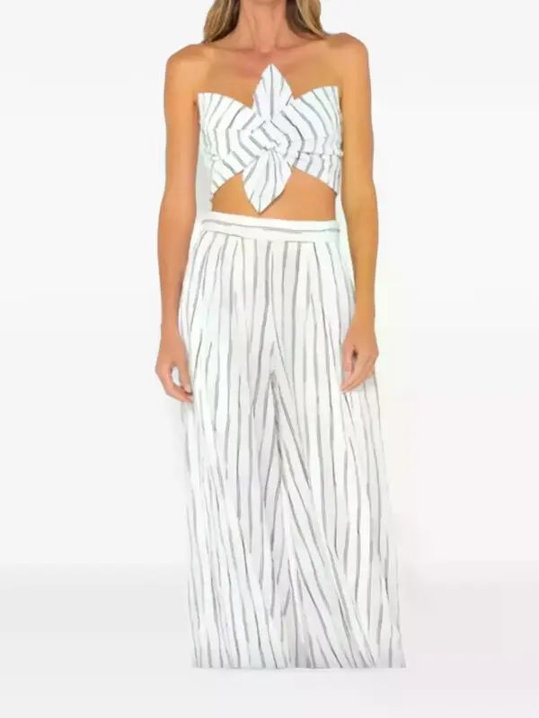 JBQ Clementine Twisted-front Top - White
