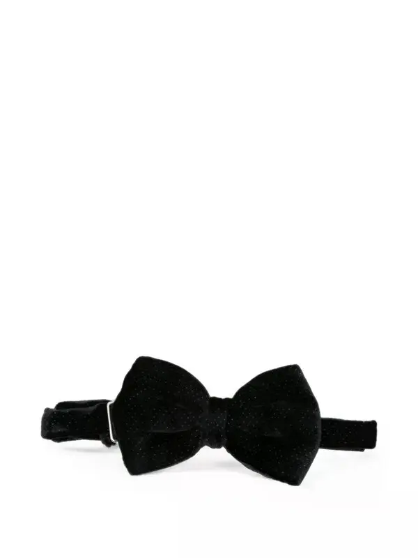 Giorgio Armani Velvet-effect Bow Tie