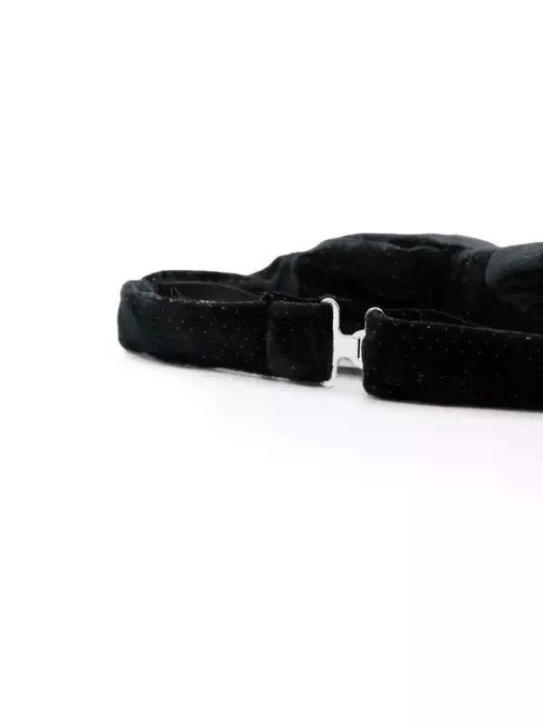 Giorgio Armani Velvet-effect Bow Tie