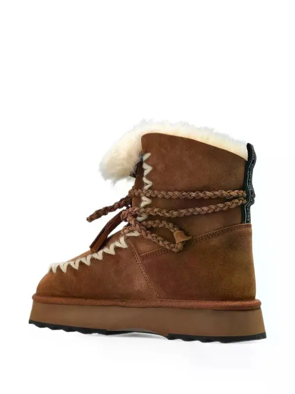 EMU AUSTRALIA Elise Whipstitch Shearling-trim Boots