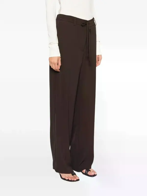 Imperial Drawstring Wide-leg Trousers