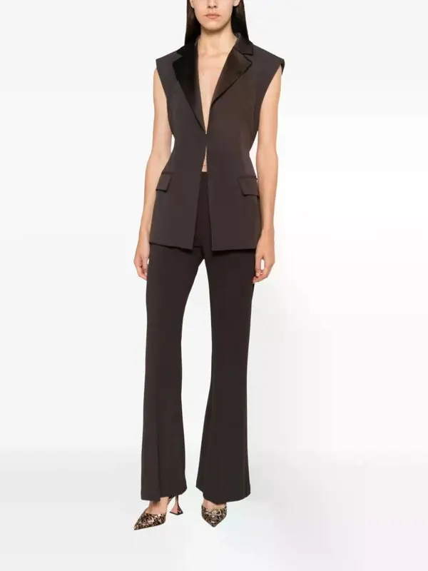 Imperial Satin-lapel Cutout-back Gilet