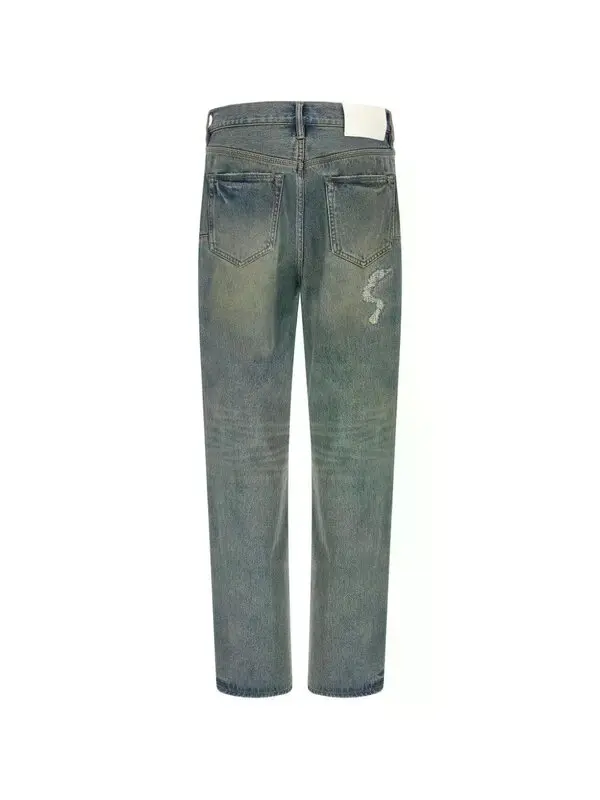 PURPLE BRAND P011 Distressed-finish Jeans