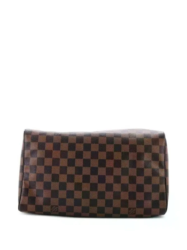 LOUIS VUITTON Speedy Handbag Damier 30 Satchel - Brown