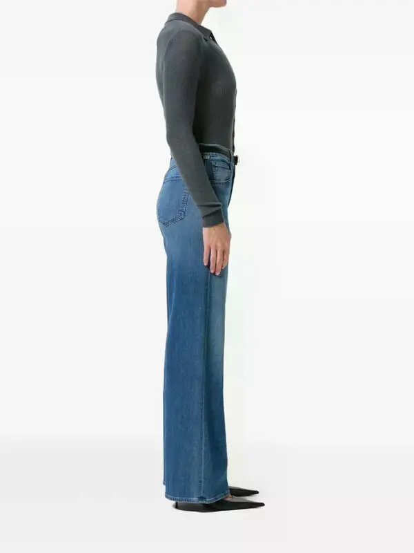 Citizens Of Humanity Lyra Long Wide-leg Jeans - Blue
