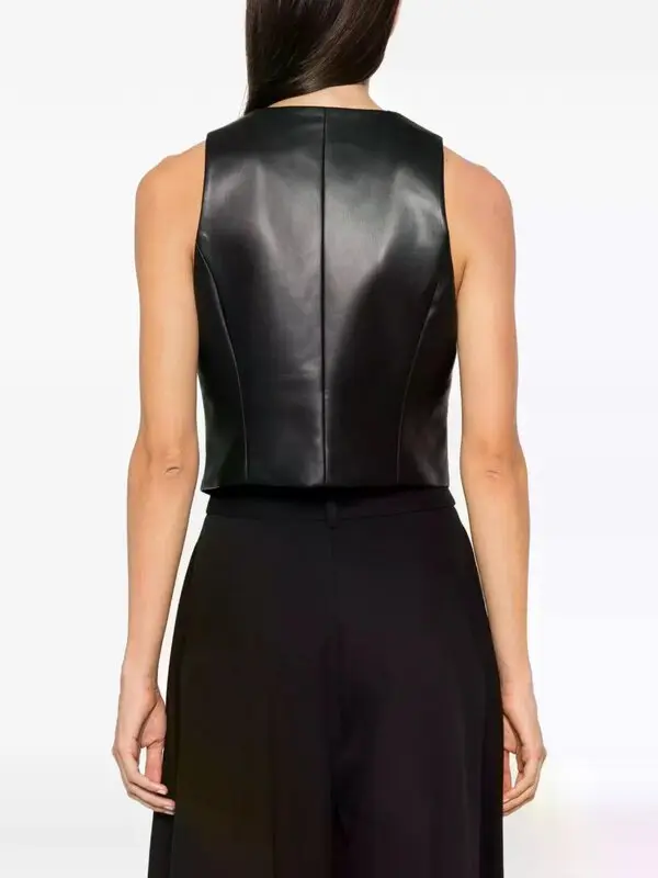 Imperial Button-fastening V-neck Gilet