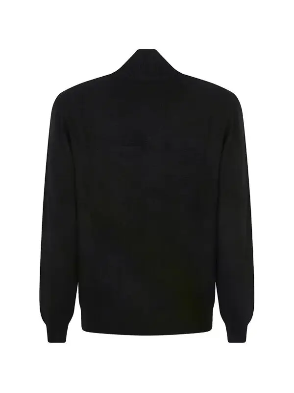 CRUCIANI High-neck Buttoned Knit Cardigan