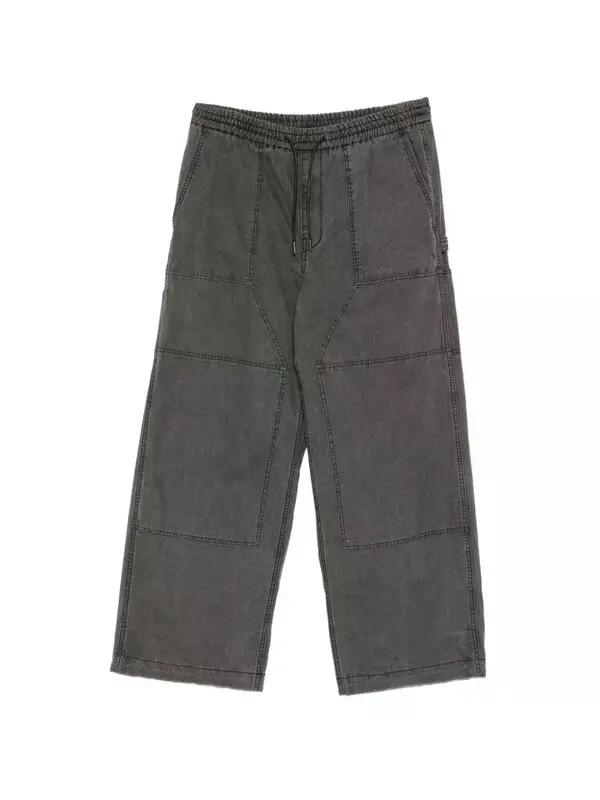 JUUN.J Ripstop-textured Panelled Trousers