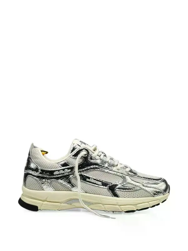 THEMERCER. The Re-run Cracked-effect Mesh Sneakers