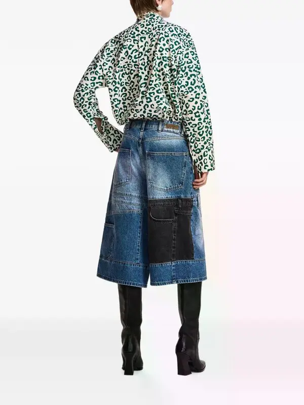 Essentiel Antwerp Khaleesi Leopard-print Pussy-bow Shirt