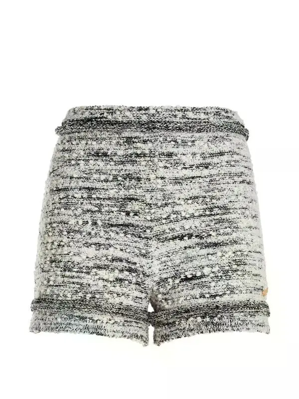 GENNY Bouclé-knit Shorts