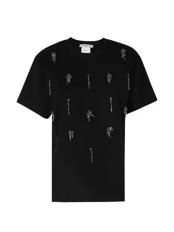 ISABELLE BLANCHE Crystal-embellished T-shirt