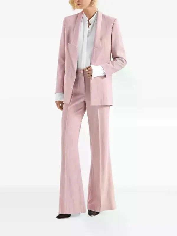 GENNY Mandarin-collar Long-sleeve Shirt
