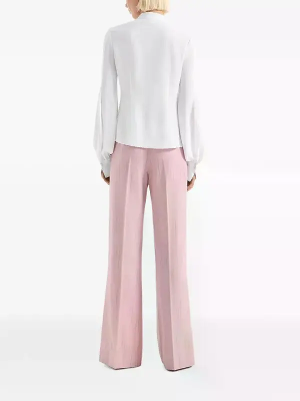GENNY Mandarin-collar Long-sleeve Shirt