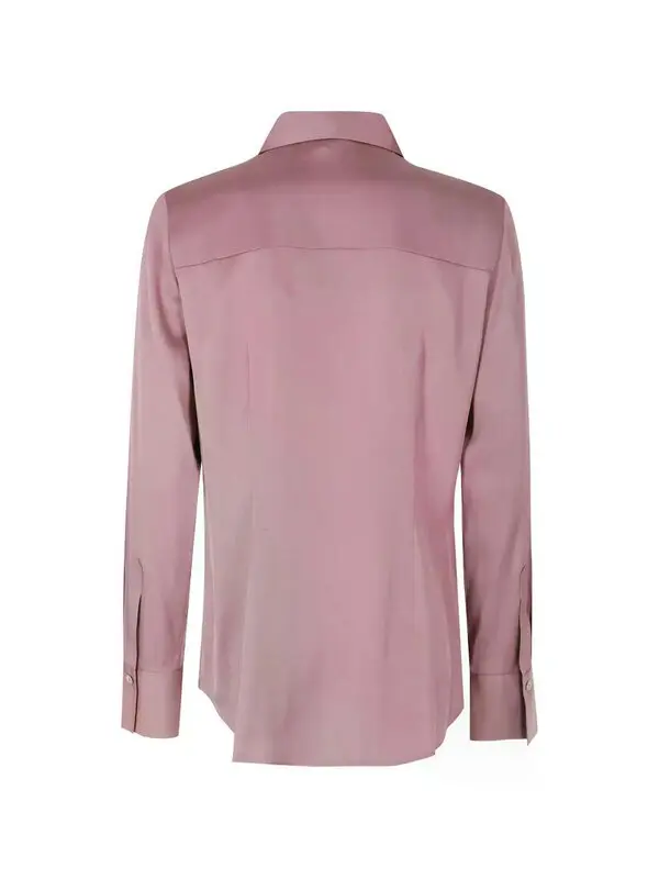 Vince Slim-fit Silk Shirt - Pink