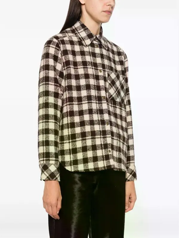 Moncler Check-print Chest-pocket Shirt