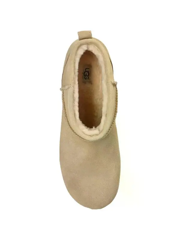 UGG Classic Mini Enwrap Suede Ankle Boots - Neutrals