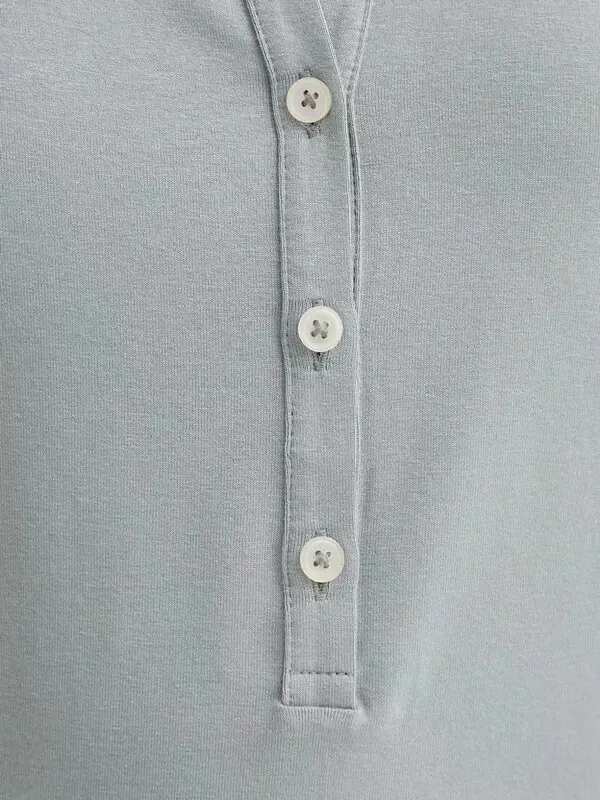 Marc O'polo Button-placket Short-sleeve Polo Top