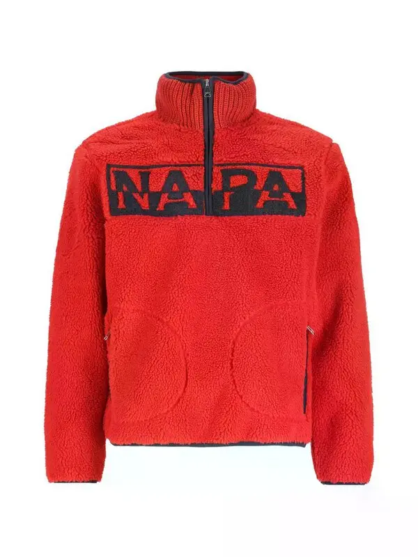 NAPAPIJRI Logo-patch Fleece Sweater