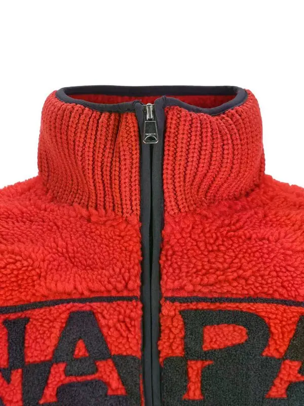 NAPAPIJRI Logo-patch Fleece Sweater