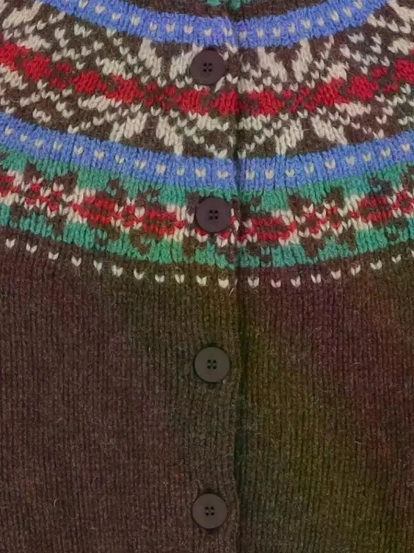 Howlin' Fair Isle Virgin Wool Cardigan