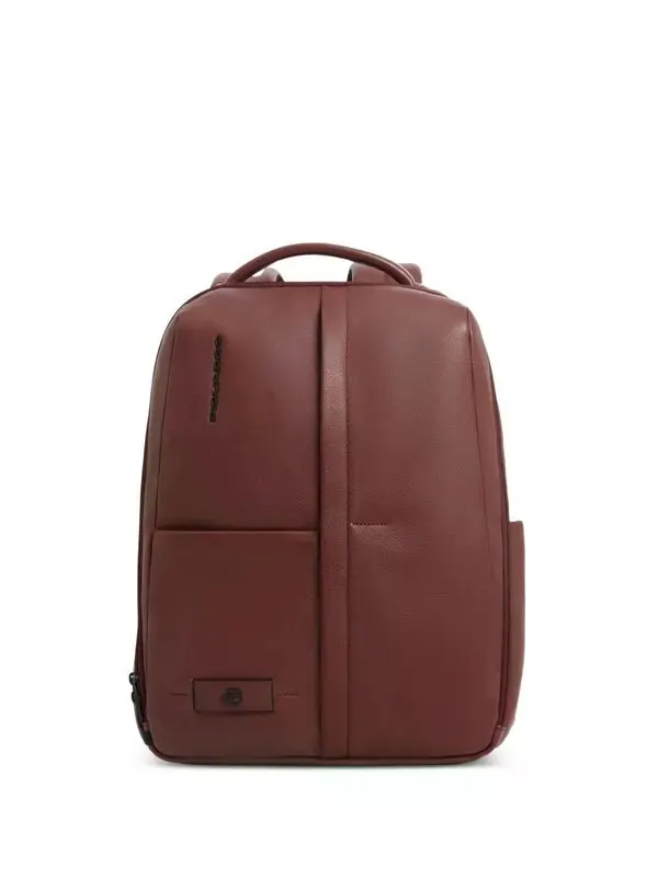 PIQUADRO Leather Backpack - Brown
