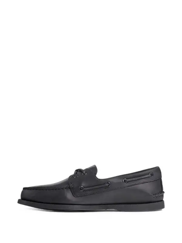 Sperry Leather Boat Shoes - Black