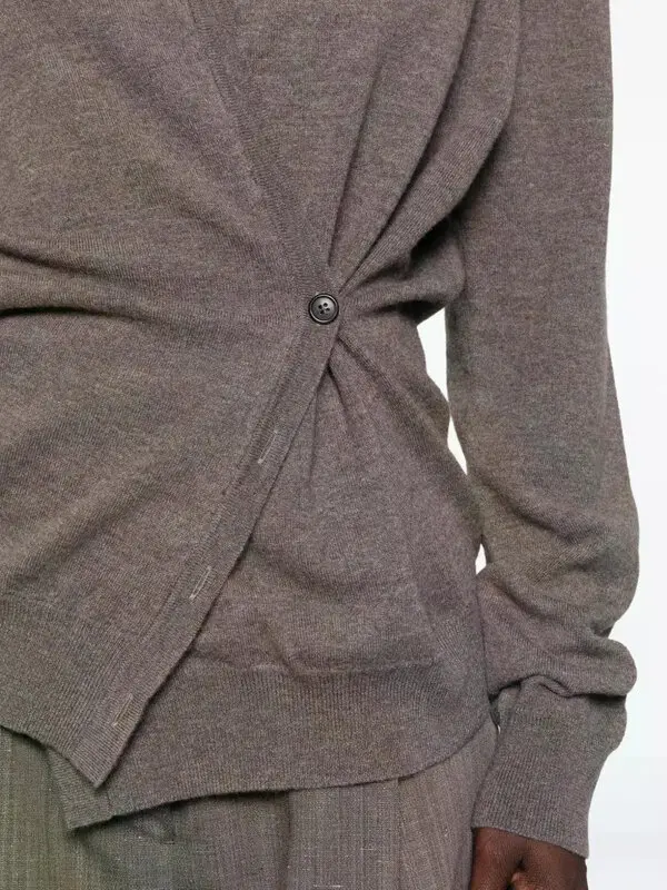 RÓHE Twisted Wrap-style Cardigan