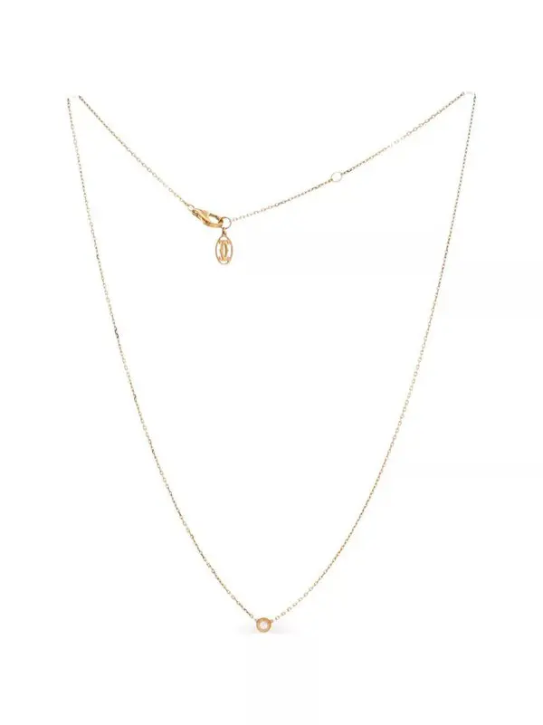 Cartier D'amour Pendant 18k Yellow And Diamond Small Necklace - Gold