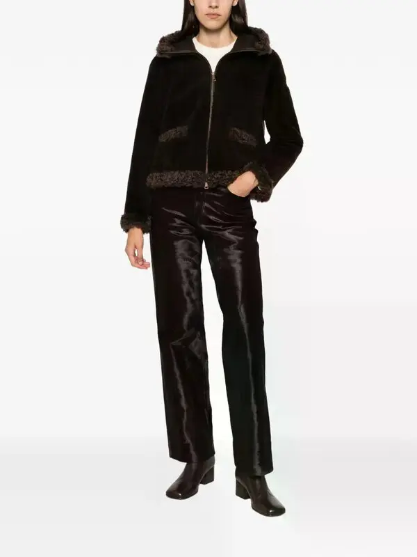 Moncler Shearling-trim Hooded Jacket