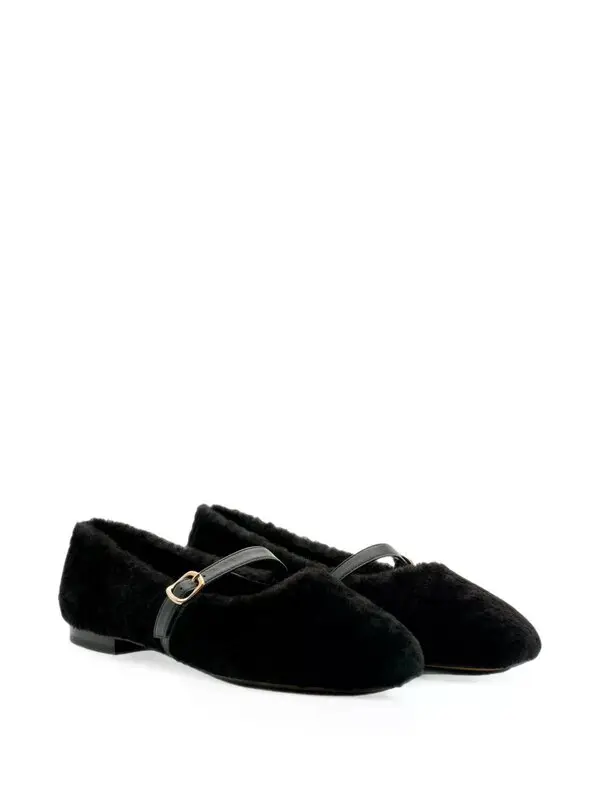 LOTTUSSE Randa Buckle-strap Ballet Flats
